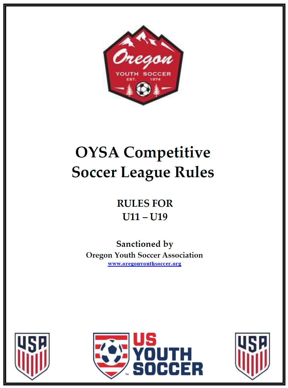 SPRING LEAGUE – U11-14 - USYS Oregon
